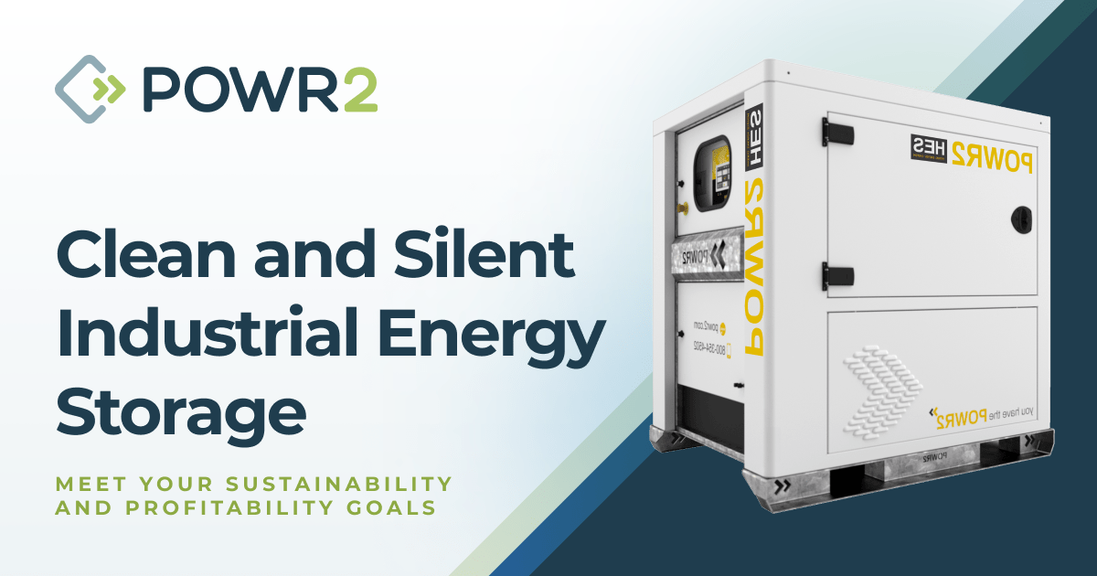 POWR2 | Clean and Silent Industrial Energy Storage